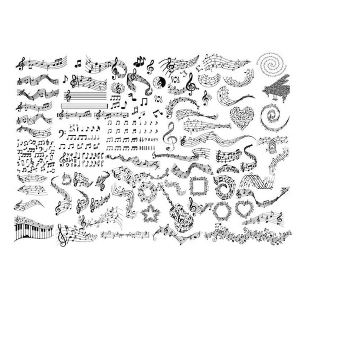 MUSIC NOTES SVG, Music Notes Bundle Svg, Music Notes Clipart - Inspire ...