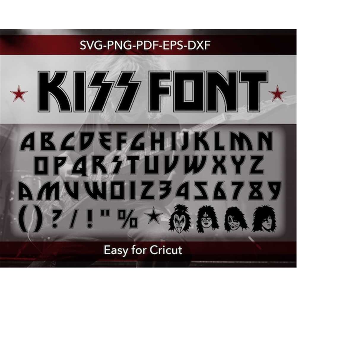 kiss band svg - Inspire Uplift
