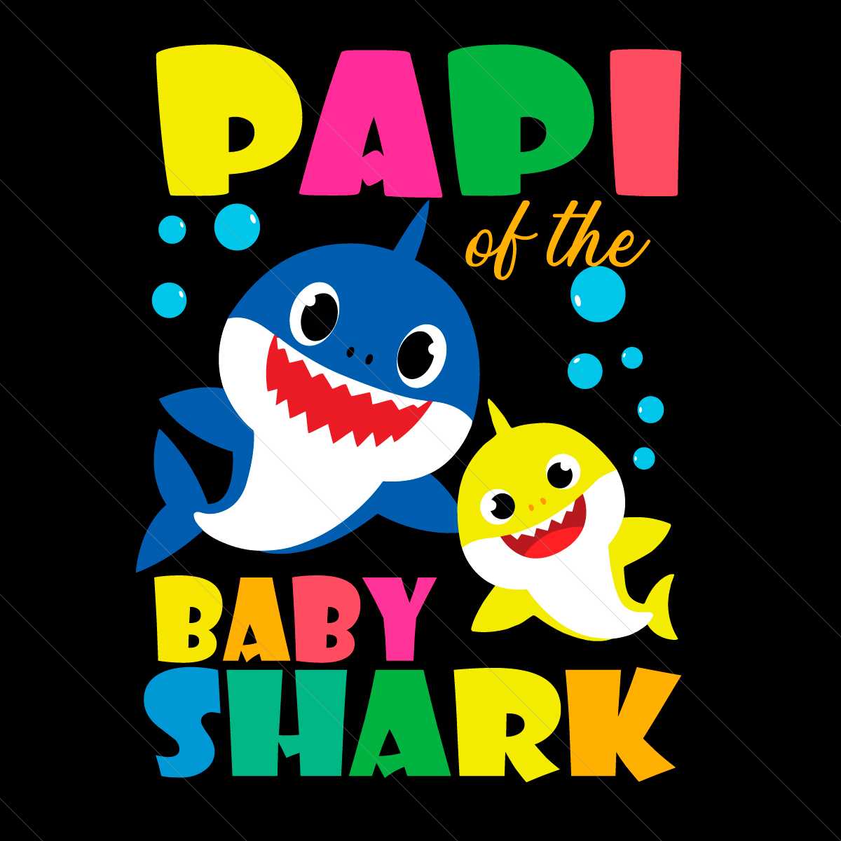 Papi Of The Baby Shark Svg, Fathers Day Svg, Papi Svg, Baby | Inspire ...