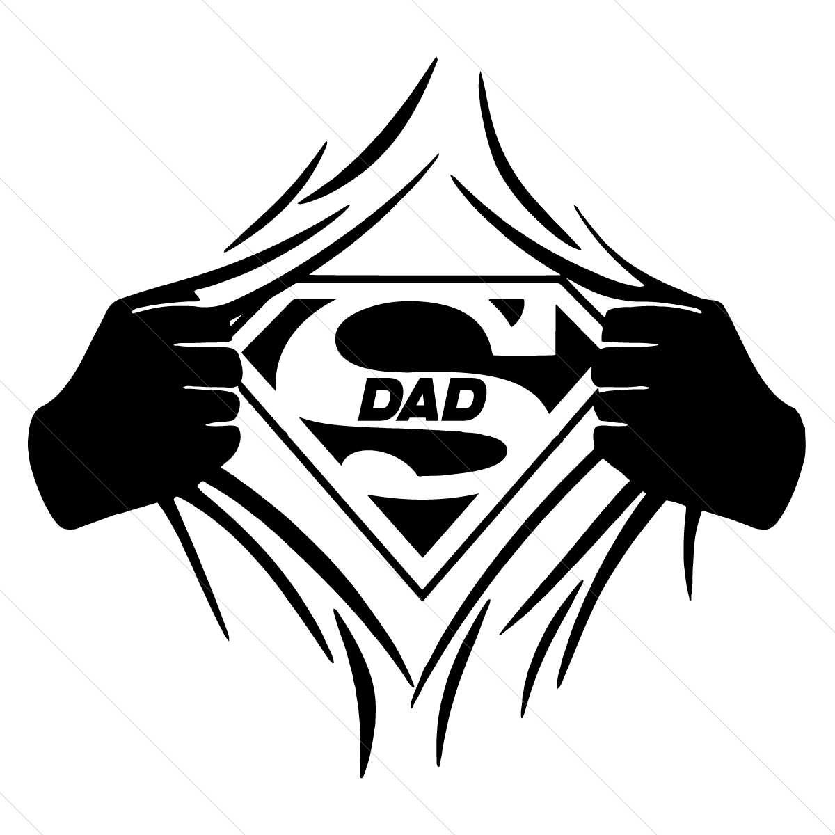 Super Dad Svg, Fathers Day Svg, Best Dad Svg, Superman Svg, | Inspire ...