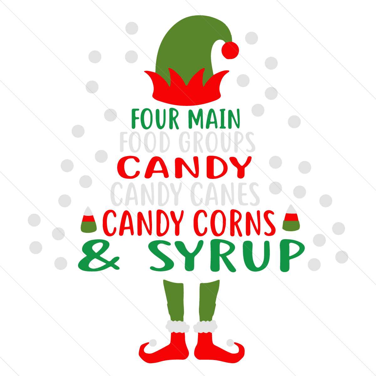 Elf Food Groups Svg | Inspire Uplift