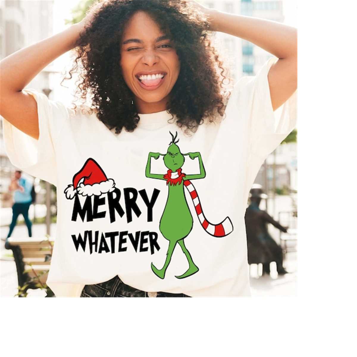 Merry Whatever Svg Png, Christmas svg png, Grinchmas svg png - Inspire ...