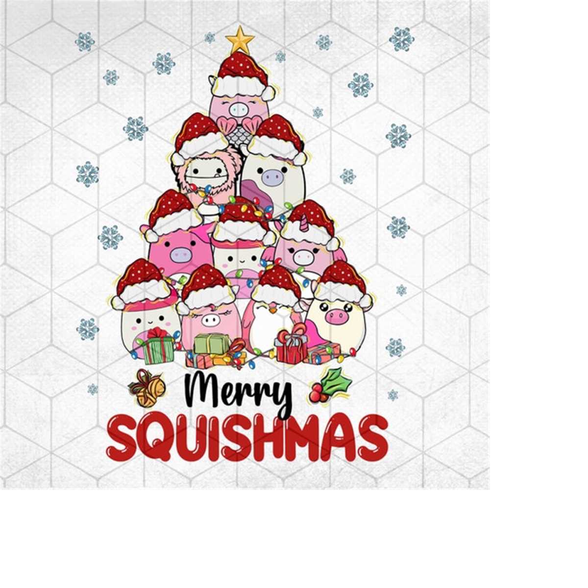 Merry Squishmas Png, Christmas Squishmallow Png, Santa Claus - Inspire ...