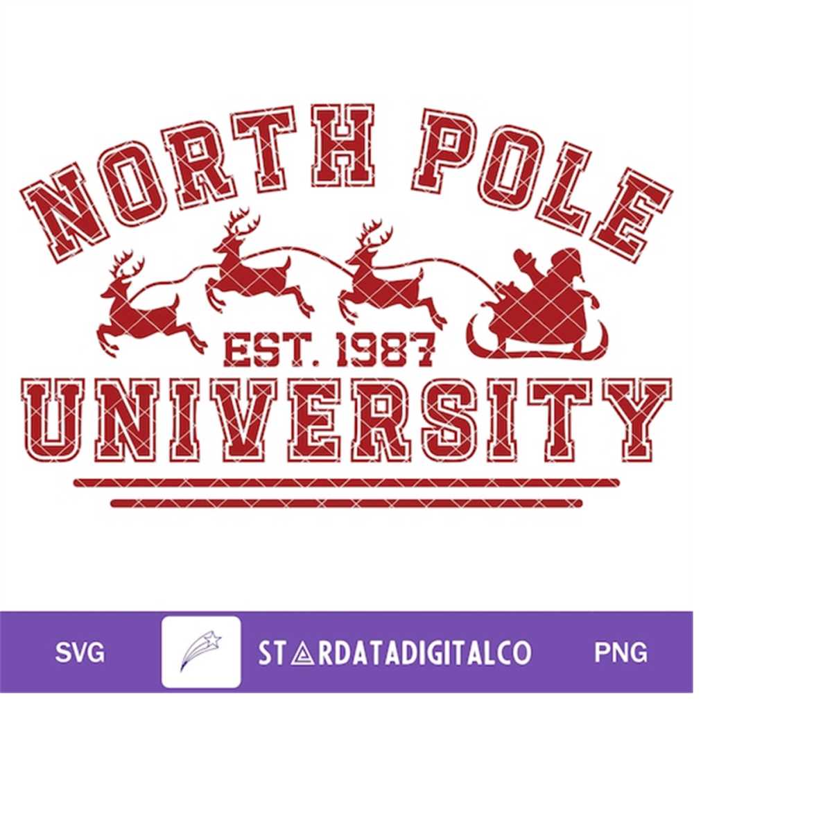 North Pole University SVG PNG Sublimation, North Pole Svg, R - Inspire ...