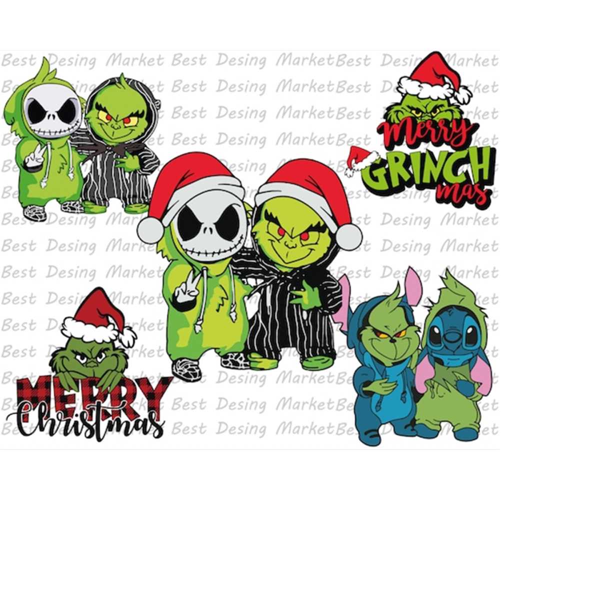The Grnich Png Bundle, Merry Grnichmas Png, Retro Grinc Png, - Inspire ...