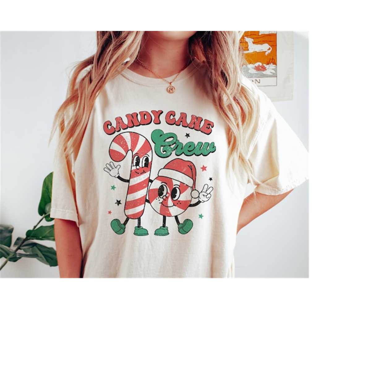 Candy Cane Crew SVG, Retro Christmas Svg, Candy Cane Svg, Ki - Inspire ...