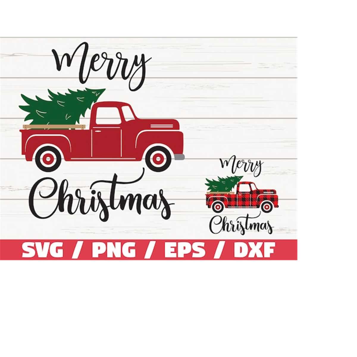 Christmas truck tree SVG / Merry Christmas SVG / Cricut / Cu | Inspire ...