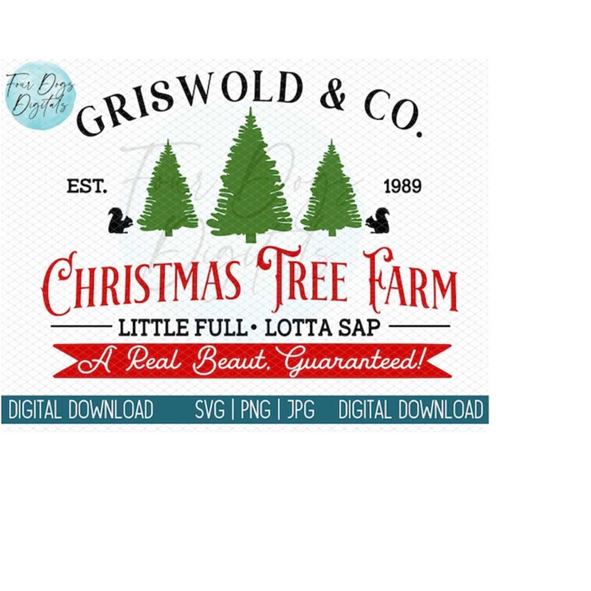 Griswold and Co Christmas Tree Farm SVG png, Christmas Sign | Inspire ...