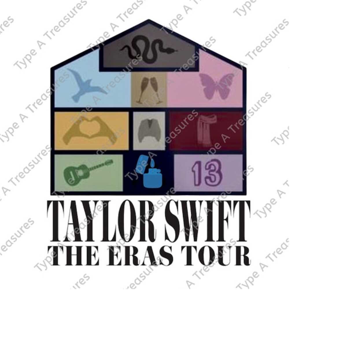 The Eras Tour Lover House SVG PNG| Swiftie Taylor&39s Versio | Inspire ...