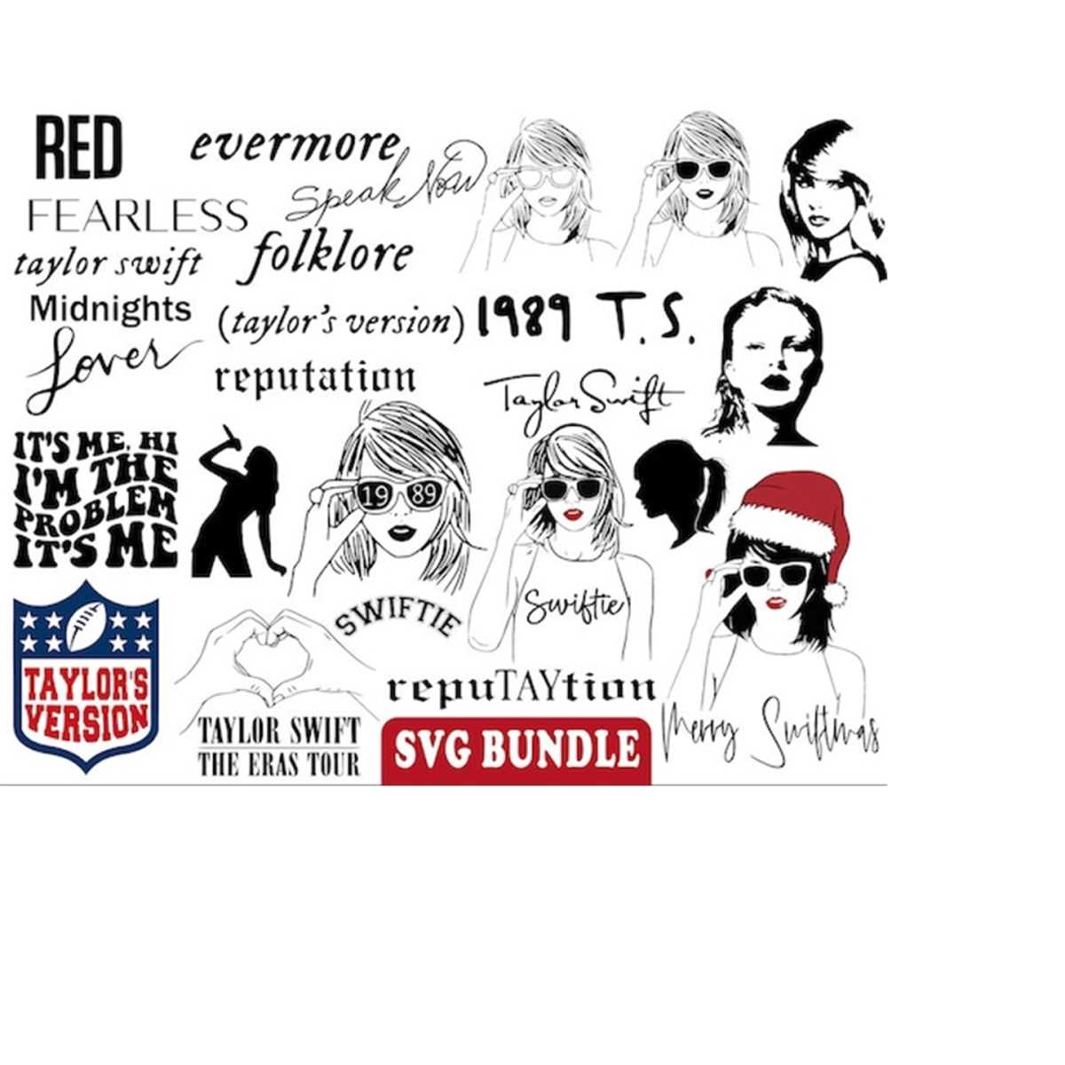 taylor swift svg bundle, swiftie svg, eras tour svg, swift a - Inspire ...