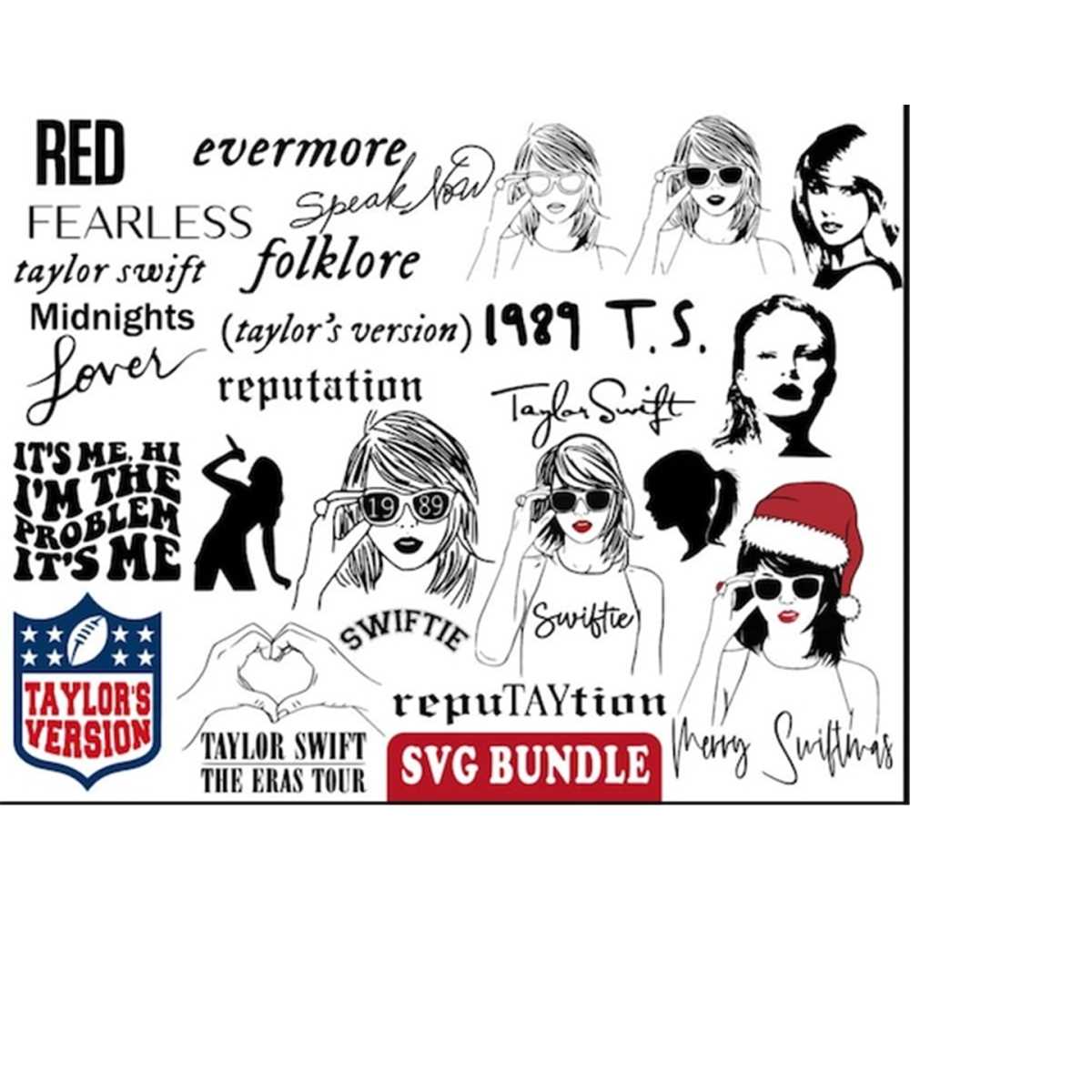 taylor swift svg bundle, swiftie svg, eras tour svg, swift a - Inspire ...