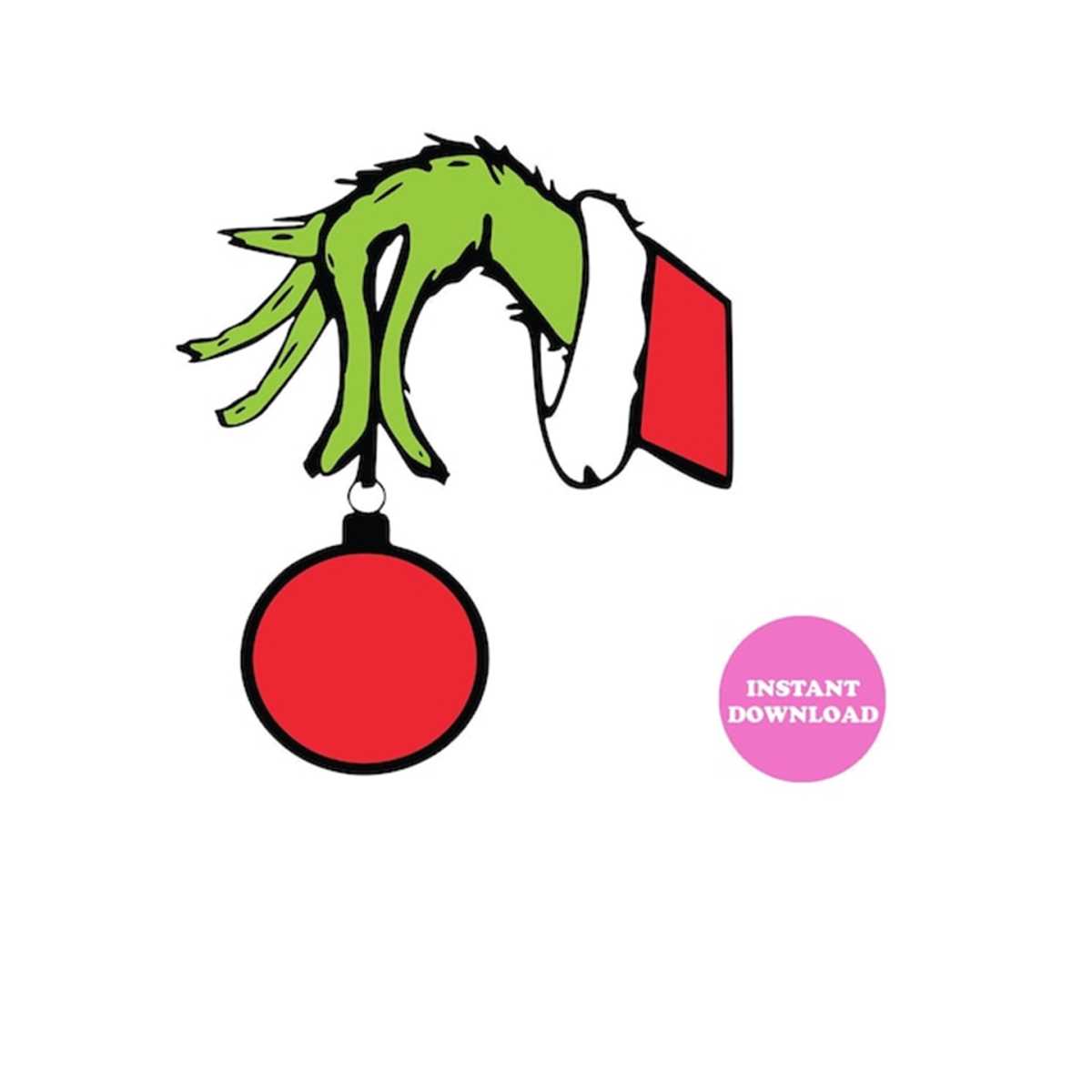Grinch Hand Svg Layered Item, Clipart, Cricut, Digital Vecto - Inspire ...