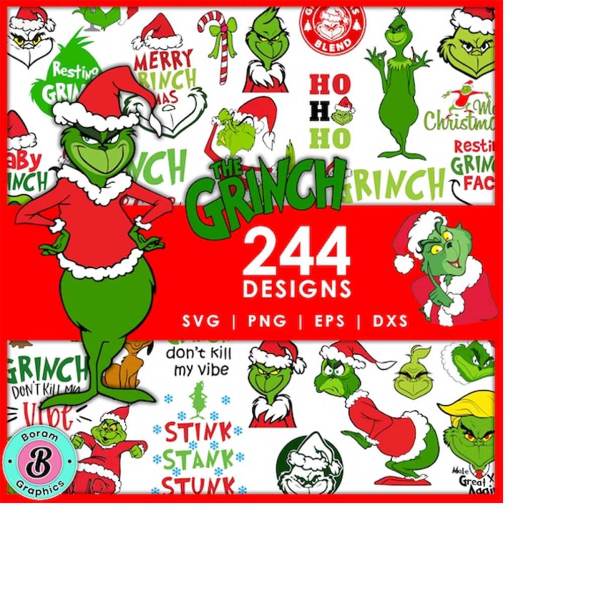 950 files Grinch Svg Bundle Layered Item, The Grinch Svg Cli - Inspire ...