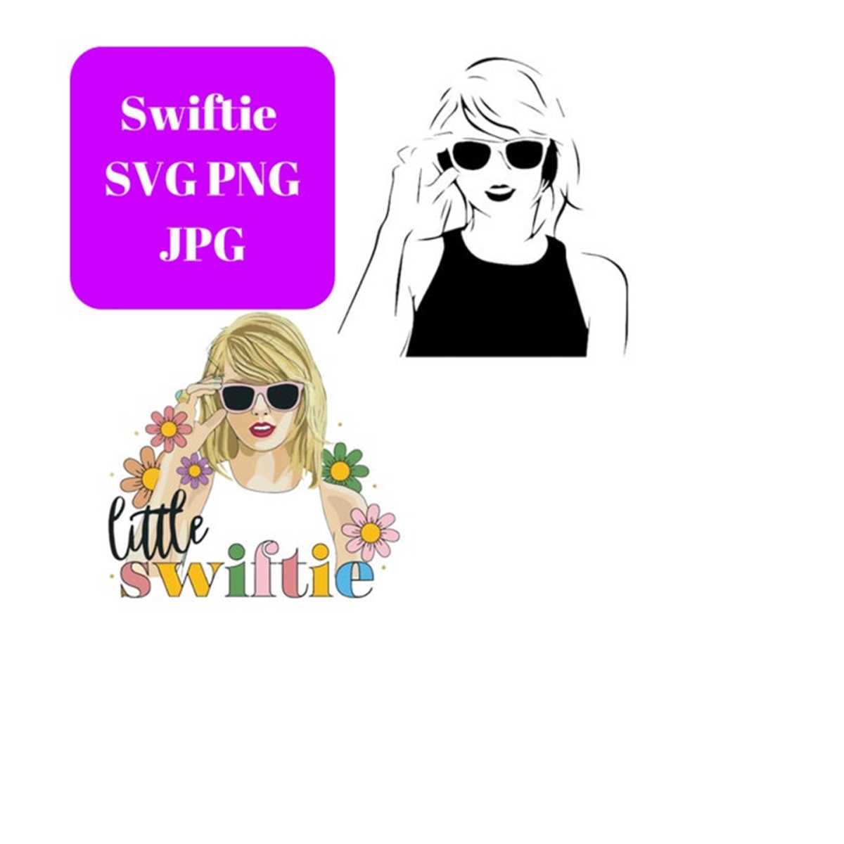 Retro Floral Little Swiftie SVG | Taylors Swiftie svg | Era - Inspire ...
