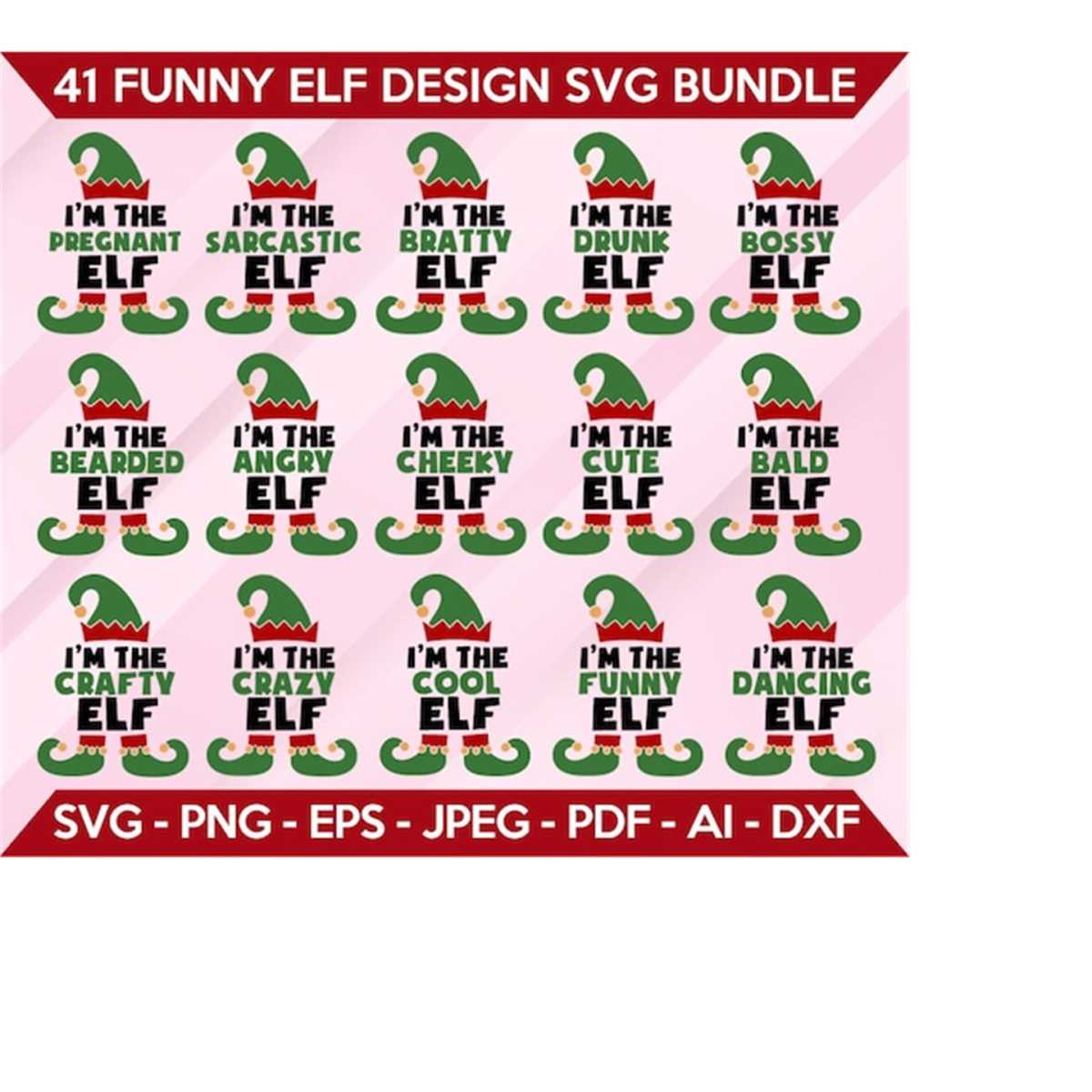 Elf Family SVG Bundle, Elf SVG, Elf Shirt SVG, Family Christ - Inspire ...
