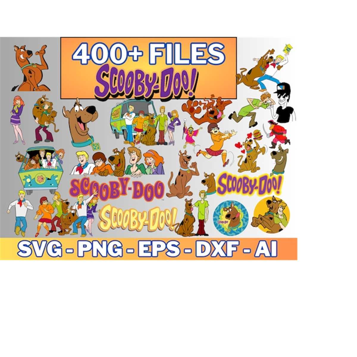 Scooby Doo Files, Scooby Doo Svg, Scooby Doo Cricut, Vector, - Inspire ...