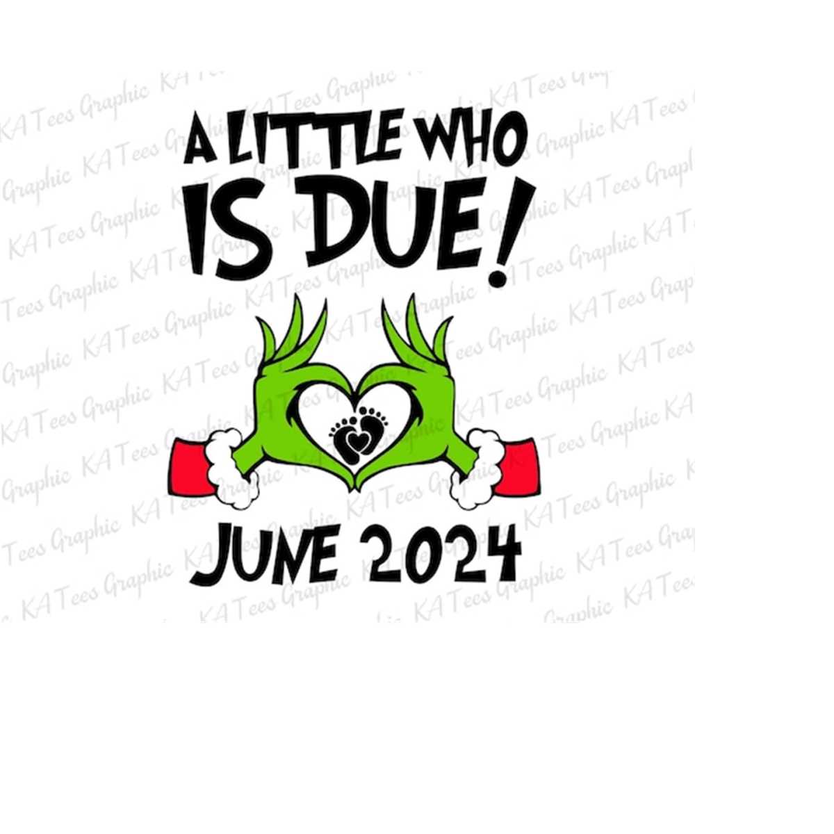A Little Who Is Due June 2024 SVG, New Year Funny Matching S - Inspire ...