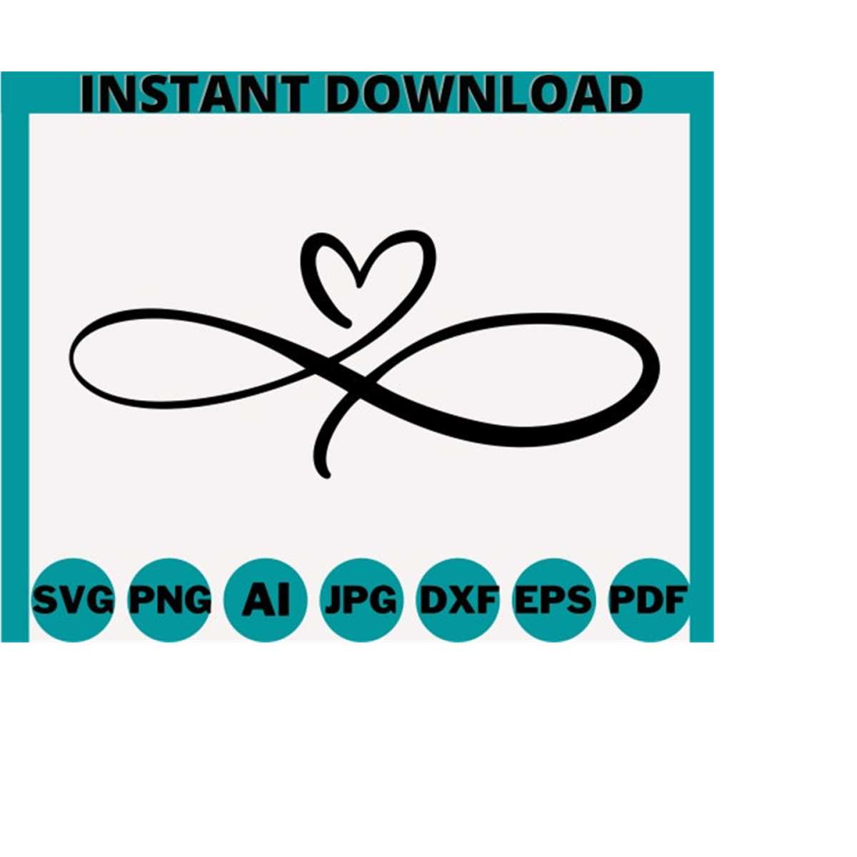 Infinity SVG, Infinity Heart Svg, Infinity Symbol Svg to Sho | Inspire ...