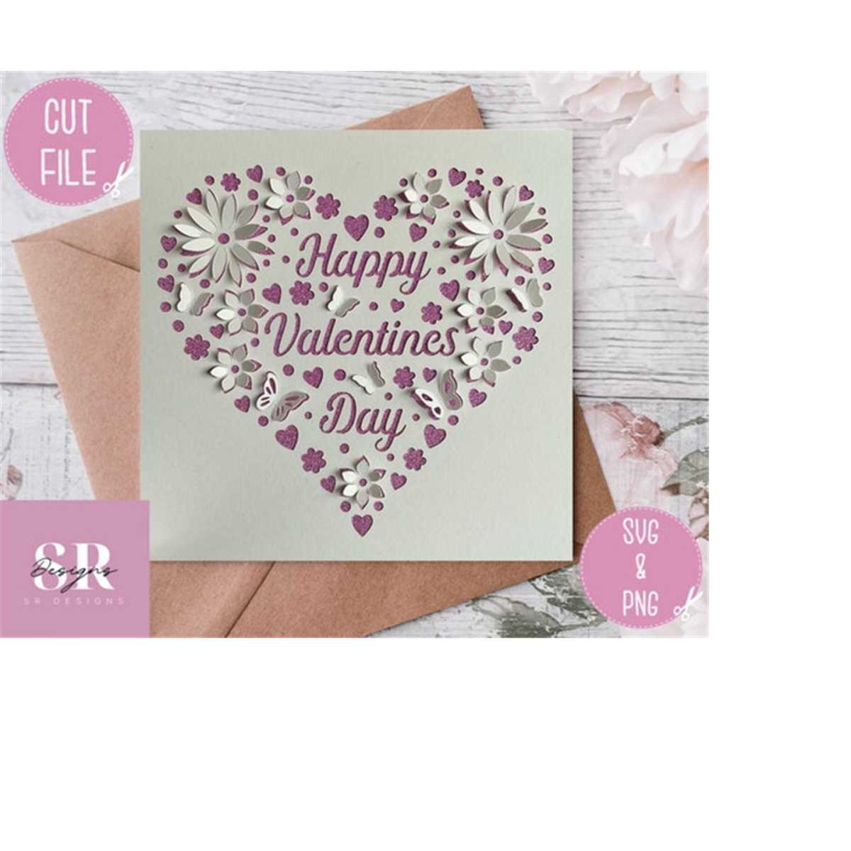 SVG: 3D/ pop up Valentines Day card. Happy Valentines Day. P | Inspire ...