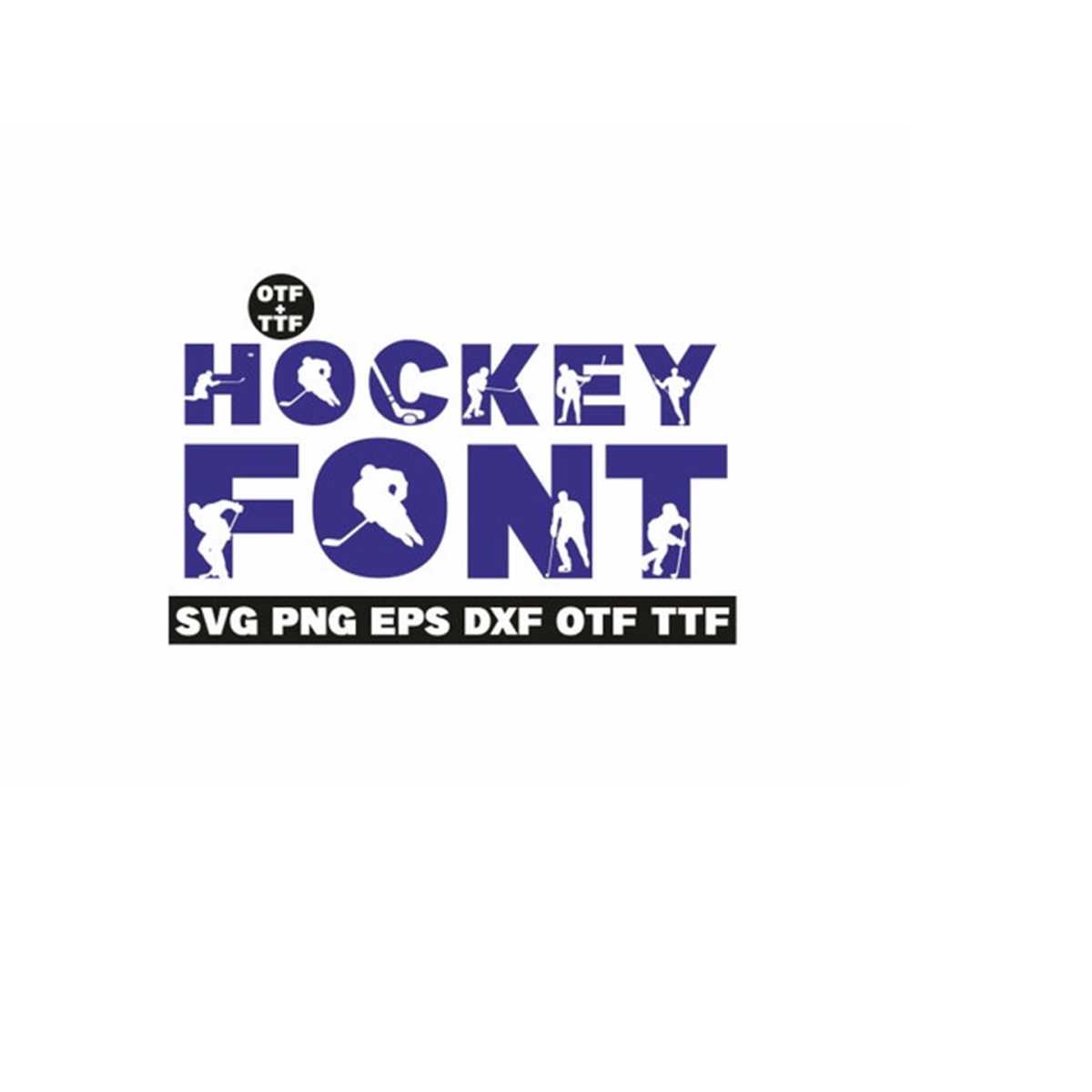 Hockey svg, ice hockey font, hockey letters, sport font svg, | Inspire ...