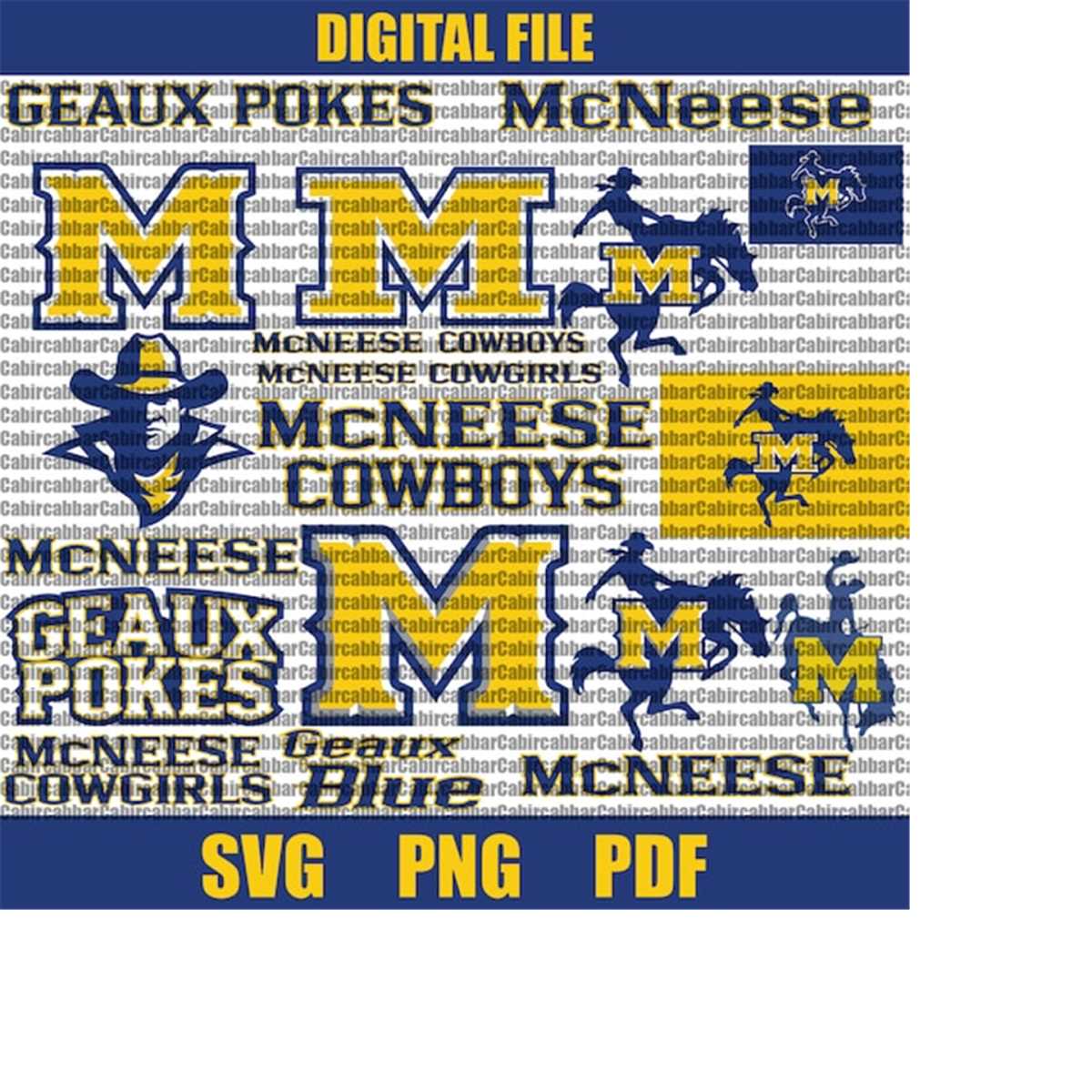 McNeese State University SVG, Cowboys SVG, College, Basketba | Inspire ...