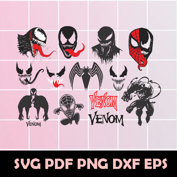 SALE! Venom SVG, Venom Clip Art, Venom Cut File, Venom Vecto | Inspire ...