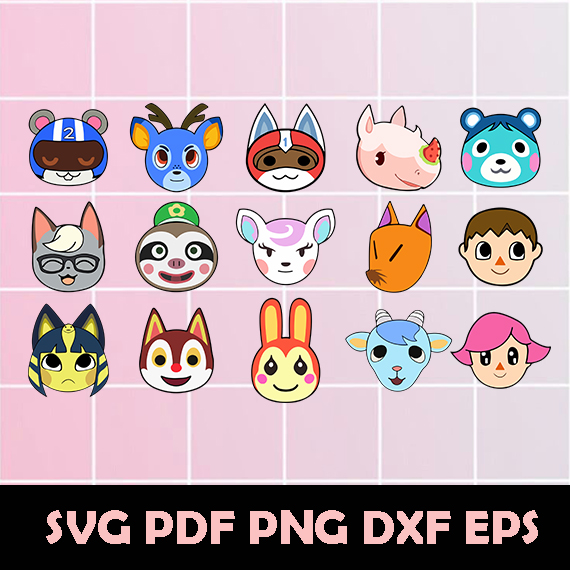 Animal crossing SVG, Animal crossing Clipart, Animal crossin | Inspire ...