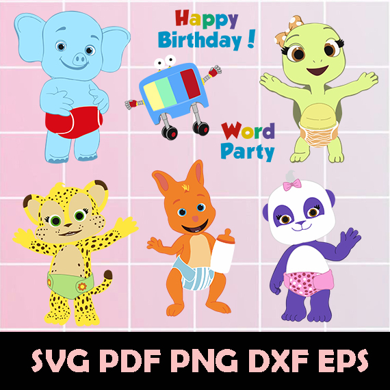 Word Party, Word Party SVG, Word Party Clipart, Word Party V | Inspire ...