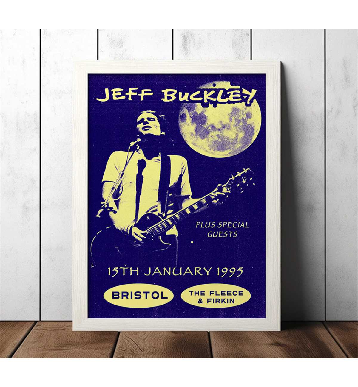 Jeff Buckley 1995 Concert Poster - Music Fan | Inspire Uplift