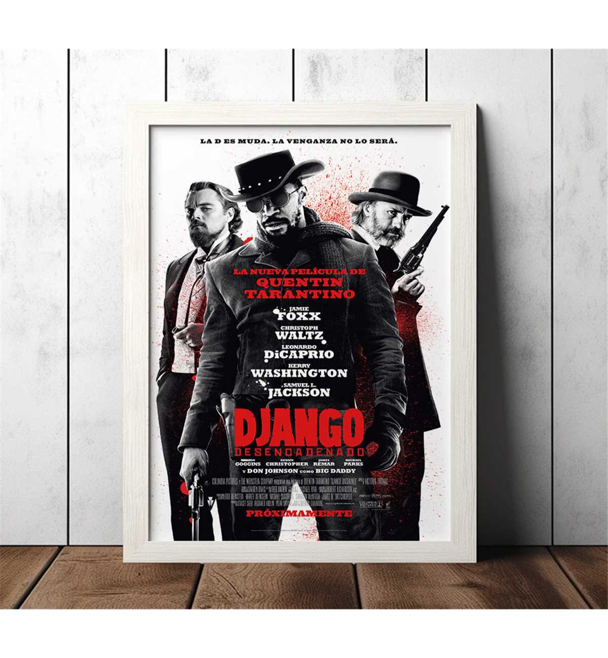 Django Unchained Classic Movie Poster - Film Fan | Inspire Uplift