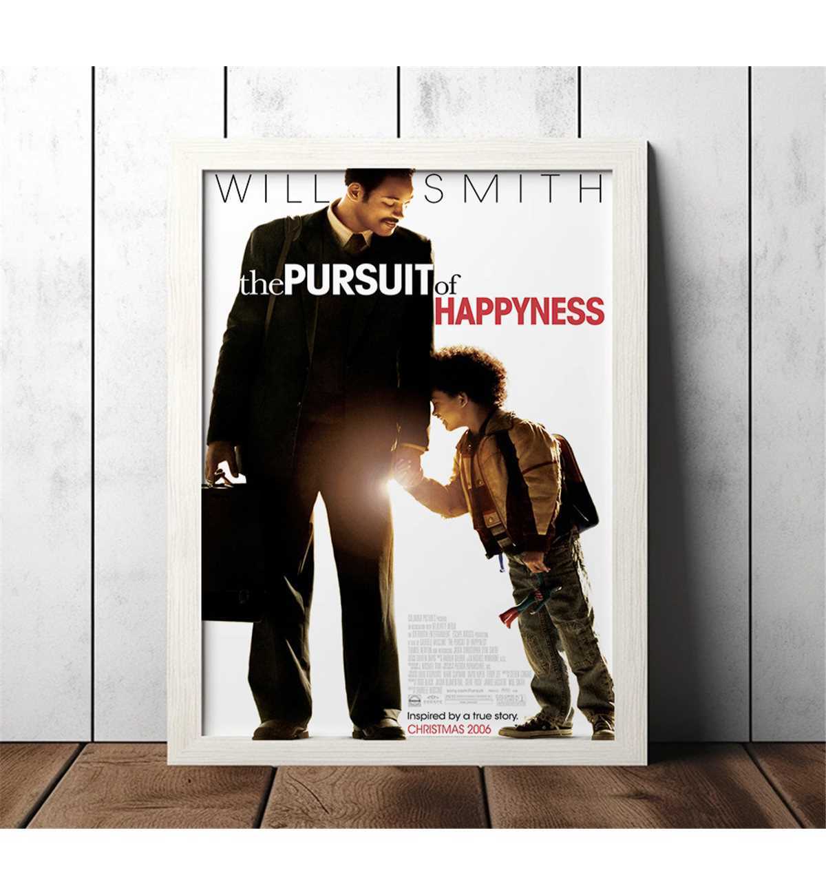 The Pursuit of Happyness Classic Movie Poster - | Inspire Uplift