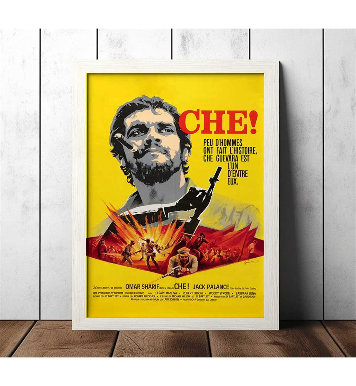 Che! (1969) French Vintage Classic Moyenne Movie Poster | Inspire Uplift