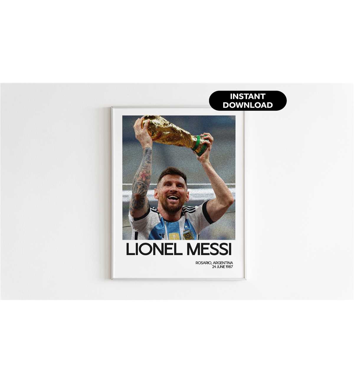 Lionel Messi Sports Office Art - Lionel Messi - Inspire Uplift