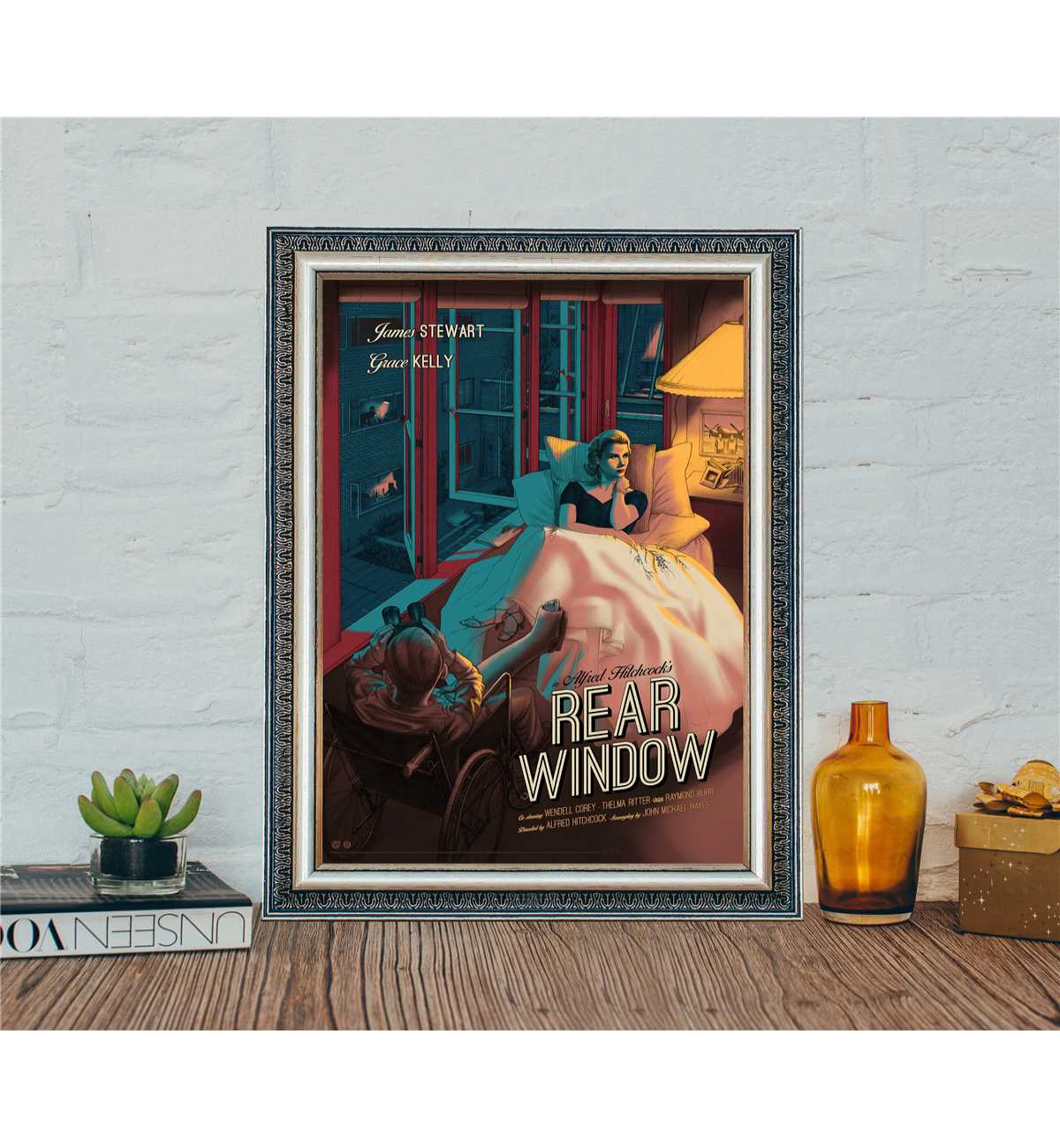 Rear Window Movie Poster, Rear Window Classic Vintage | Inspire Uplift