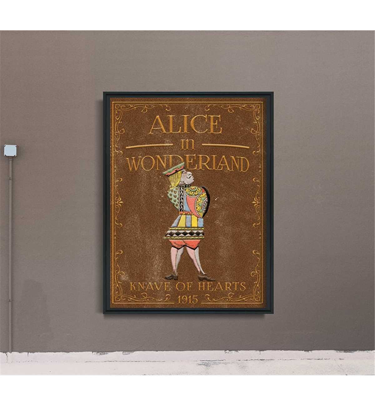 Knave Of Hearts 1915 Alice In Wonderland Poster, | Inspire Uplift