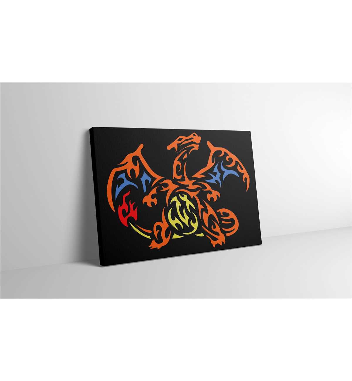 Charizard Pokemon Canvas Print Wall Art Pokemon Poster | Inspire Uplift