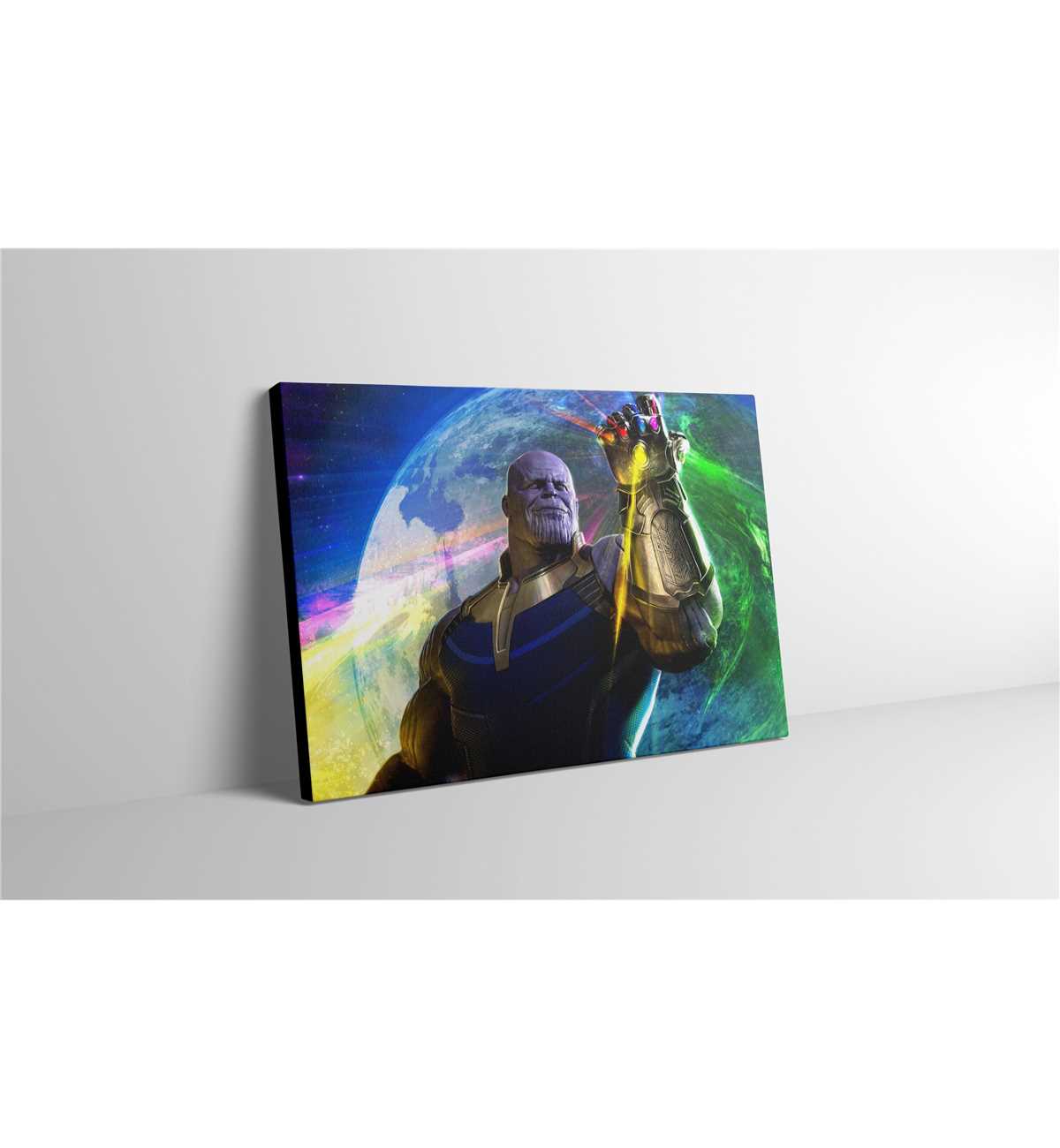 Thanos Wearing Infinity Gauntlet Marvel Avengers Canvas Prin | Inspire ...