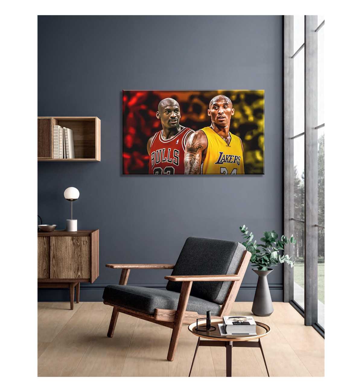 Michael Jordan Kobe Bryant Canvas Kobe Bryant Poster | Inspire Uplift