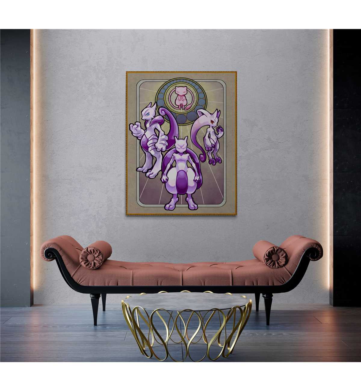 Mewtwo, Mew Pokemon Poster, Pokemon Art, Pokemon Poster | Inspire Uplift