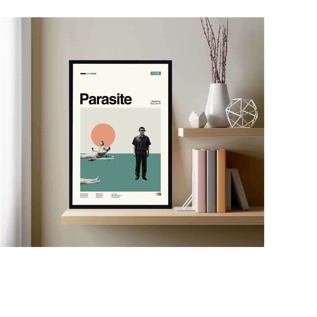 Parasite Movie, Parasite Poster, Retro Movie Print, Modern V | Inspire ...