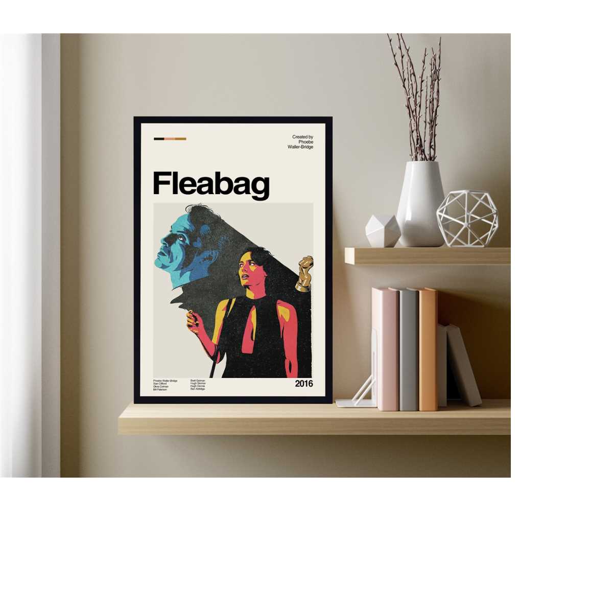 Fleabag Movie Poster, Fleabag Poster, Mid Century Modern Pos - Inspire ...