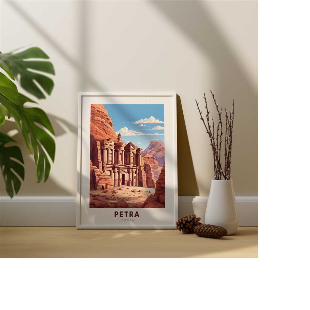 Petra Print - Jordan Poster - Petra Art Print - Petra Wall A | Inspire ...