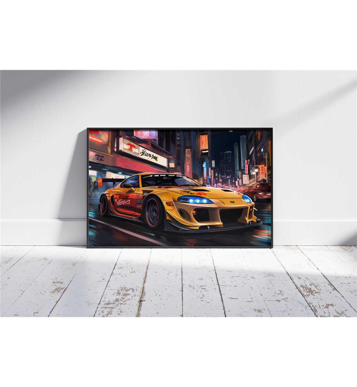 Digital Poster Toyota Supra Tokyo Print Tokyo Poster | Inspire Uplift