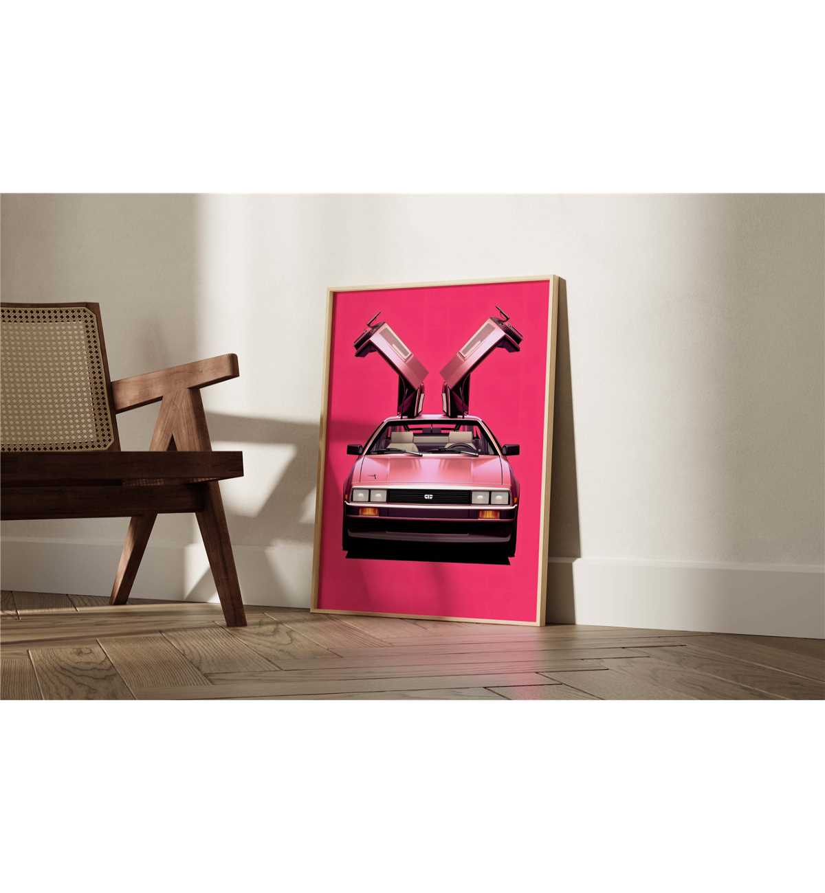 DMC DeLorean Print DeLorean Art Prints Iconic Time | Inspire Uplift