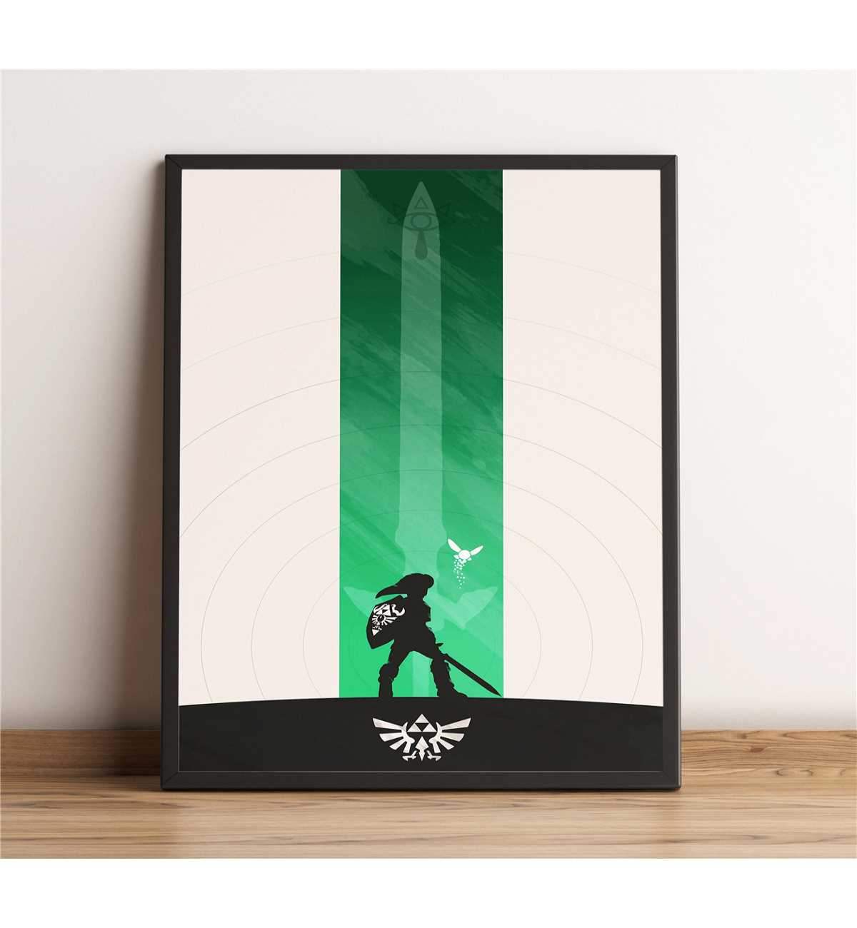 The Legend of Zelda Poster, Hyrule Wall Art, - Inspire Uplift