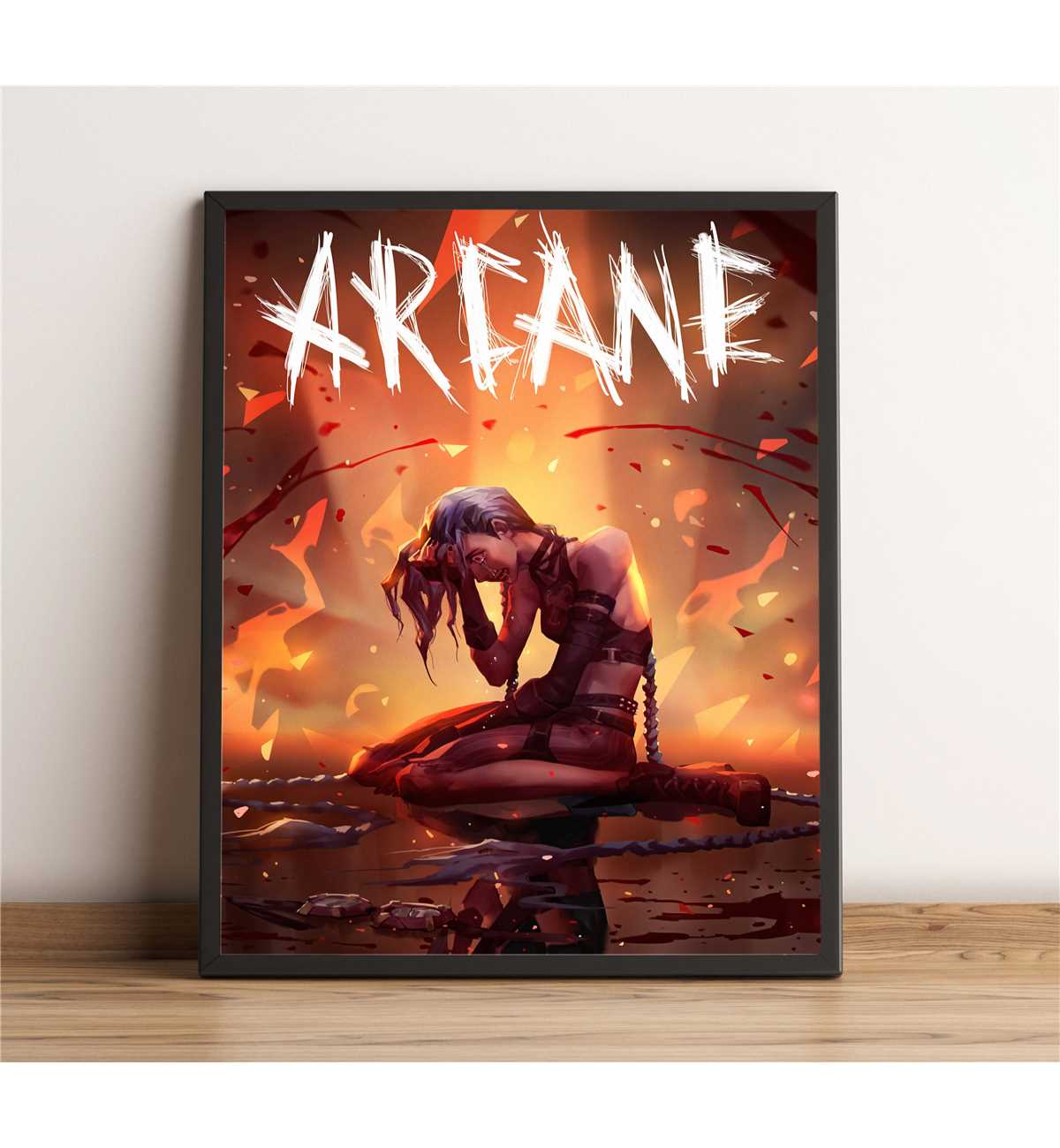 Arcane Poster, League Of Legends Wall Art, Zaun | Inspire Uplift