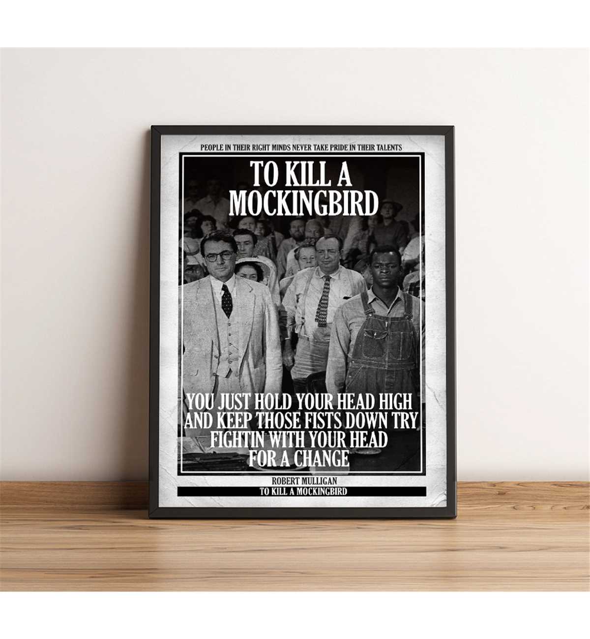 To Kill a Mockingbird | Cult Film Poster | Inspire Uplift