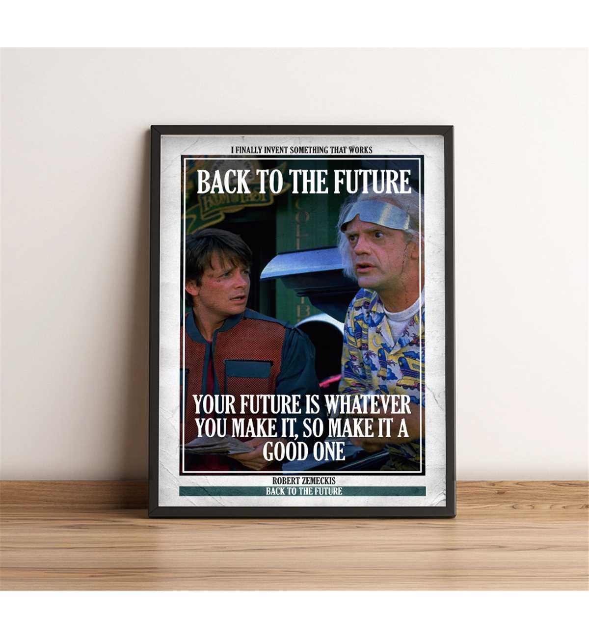 Back to the Future | Cult Film Poster | Inspire Uplift