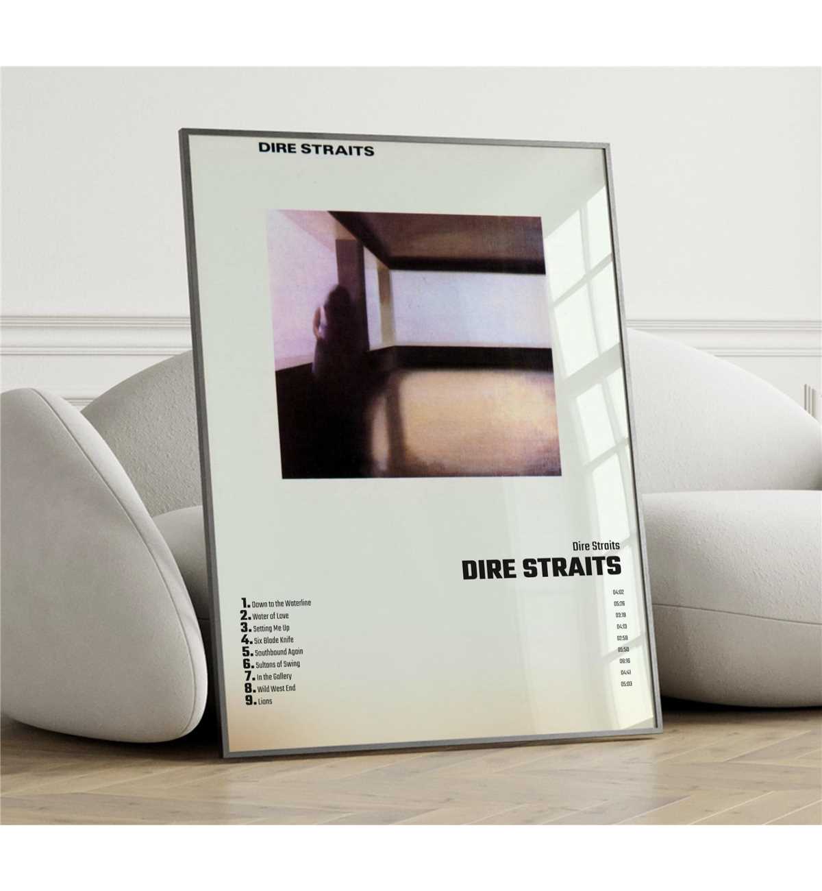Dire Straits - Dire Straits Album Cover Poster | Inspire Uplift