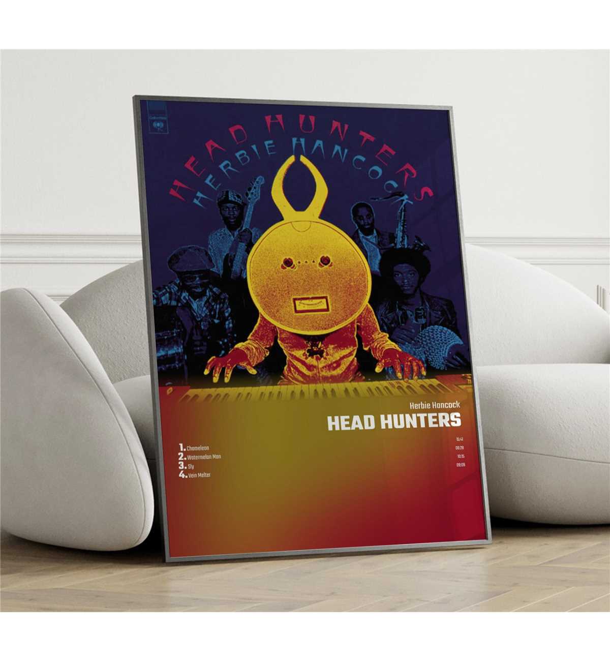 Herbie Hancock - Head Hunters Album Cover Poster | Inspire Uplift